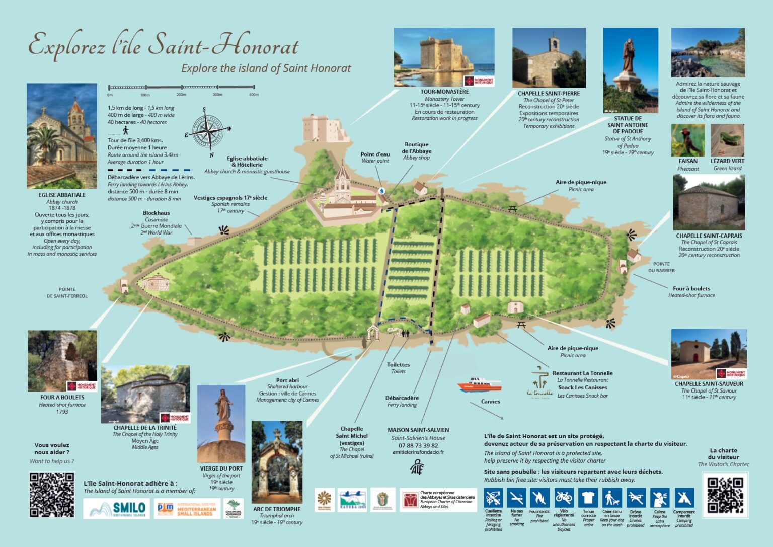 Saint Honorat Island - Lérins Abbey